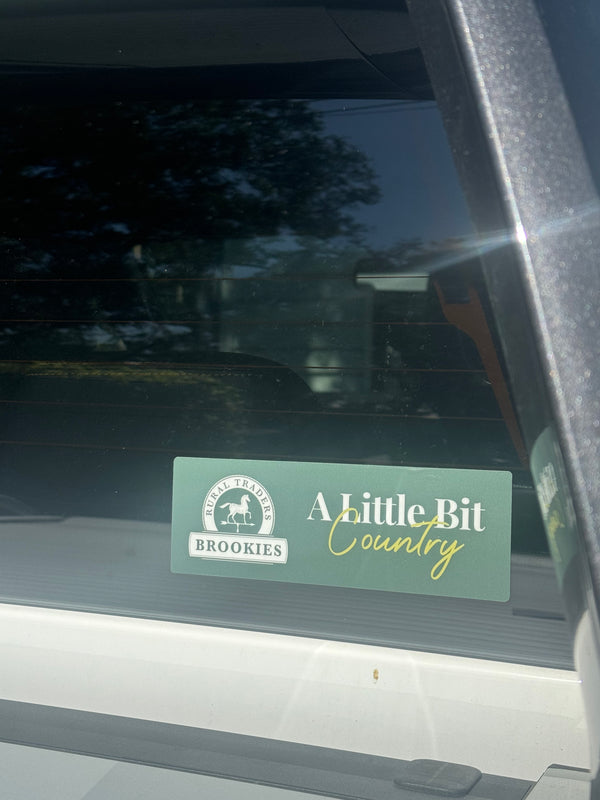 Brookies Bumper Sticker Country - Brookies Rural Traders