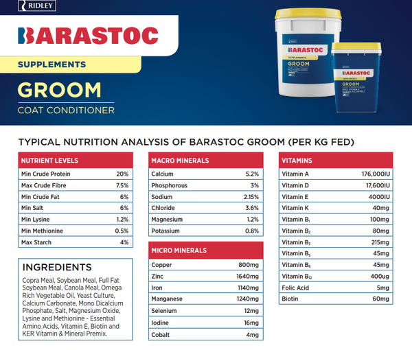 Barastoc Groom Supplement - Brookies Rural Traders
