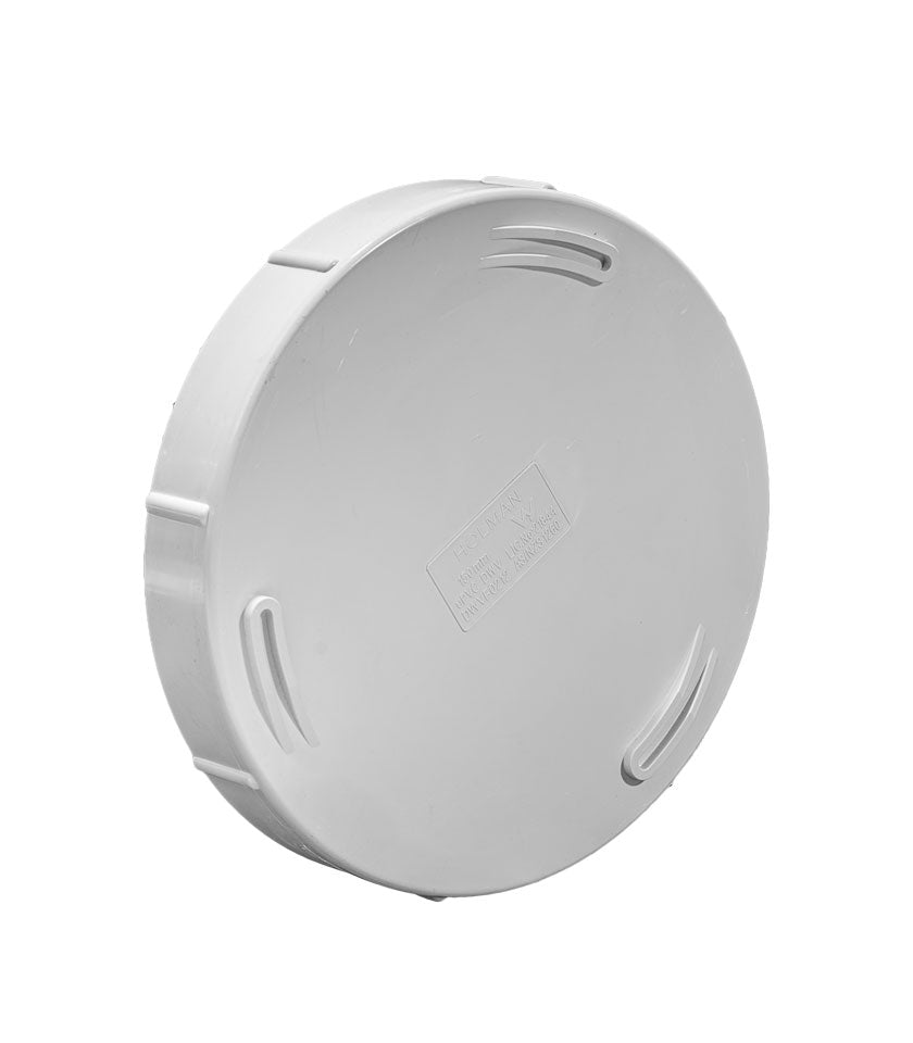 Holman DWV PVC Cap Threaded Access 100mm - Brookies Rural Traders