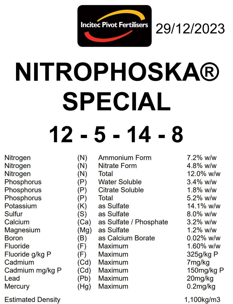 Granulock Blue Fertiliser (Nitrophoska Special) - Brookies Rural Traders