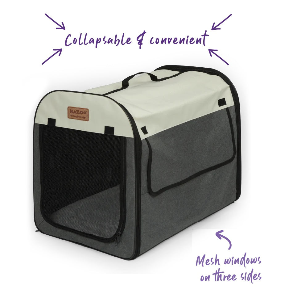 Kazoo Pop Up Pet Travel Crate - Brookies Rural Traders