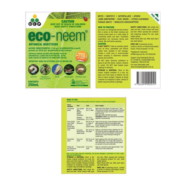 OCP Eco-Neem Botanical Insecticide - Brookies Rural Traders