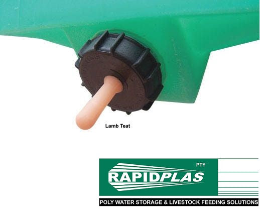 Rapid Plas Lamb Teat and Cap - Brookies Rural Traders
