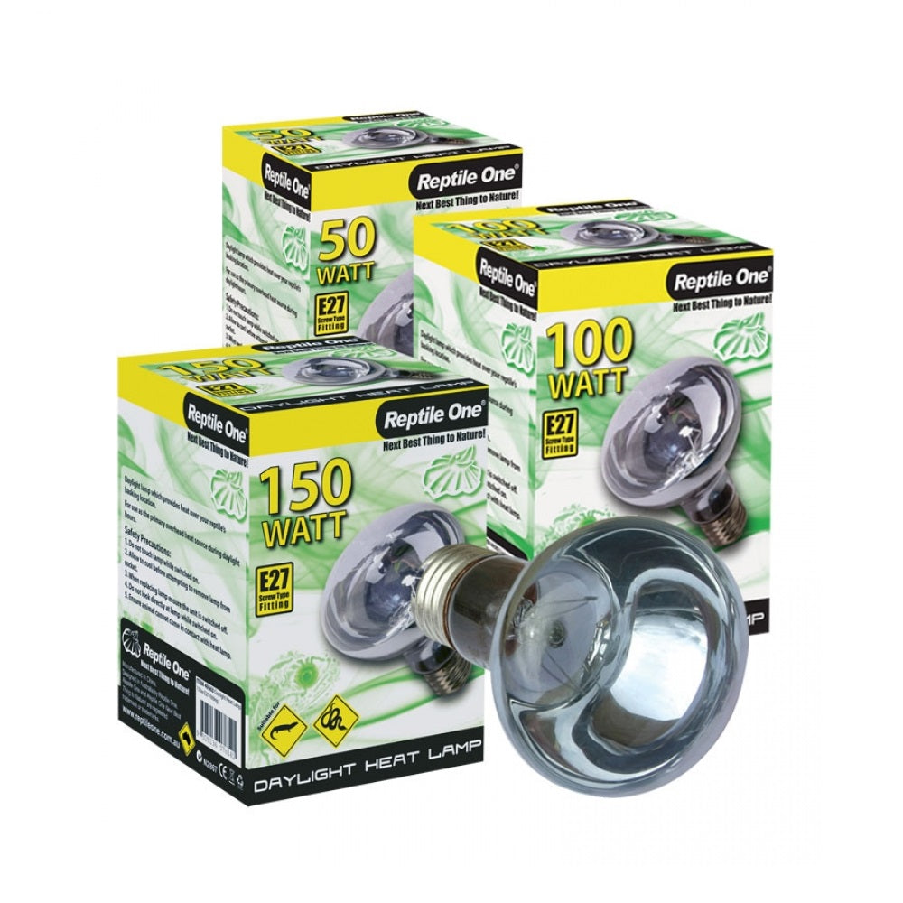 Reptile One Daylight Heat Lamp E27 Screw Fitting - Brookies Rural Traders