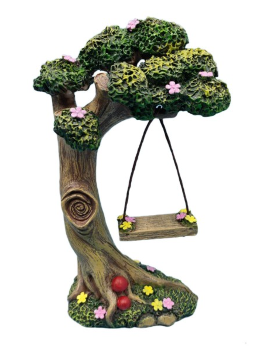 High Tree House with Swing 20cm - Brookies Rural Traders