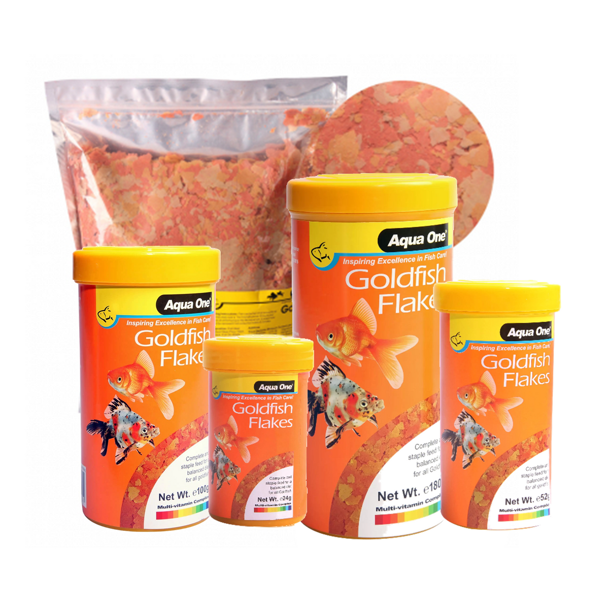 Aqua One Goldfish Flake Food - Brookies Rural Traders