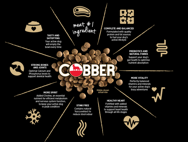 Cobber Working Dog Dry Dog Food - Brookies Rural Traders