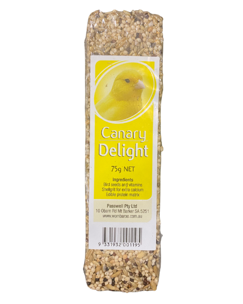 Passwell Avian Delight Bird Treat Bar - Canary - Brookies Rural Traders