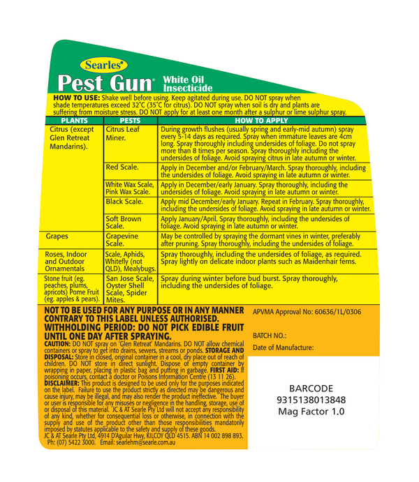 Searles Pest Gun - Brookies Rural Traders