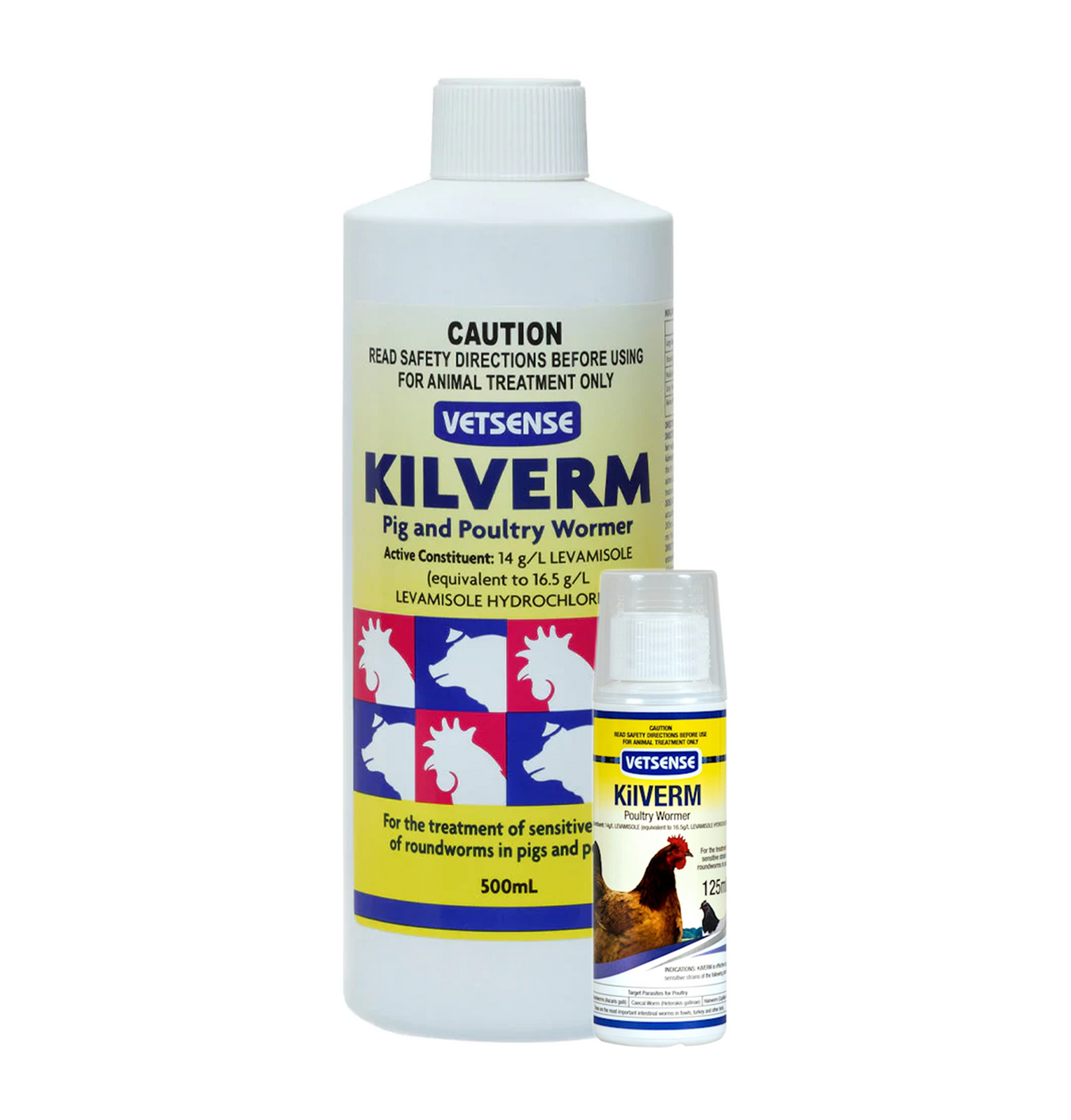 Vetsense Kilverm Poultry Wormer Liquid - Brookies Rural Traders